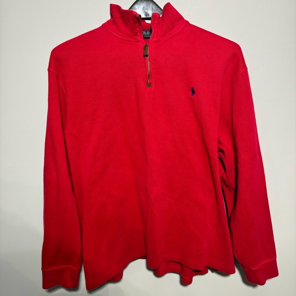 Polo Ralph Lauren | Sweaters | Mens Polo Ralph Lauren Red Quarterzip ...